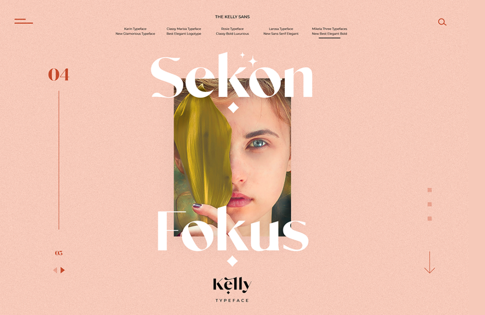 Kelly Typeface - Kaligra Studio