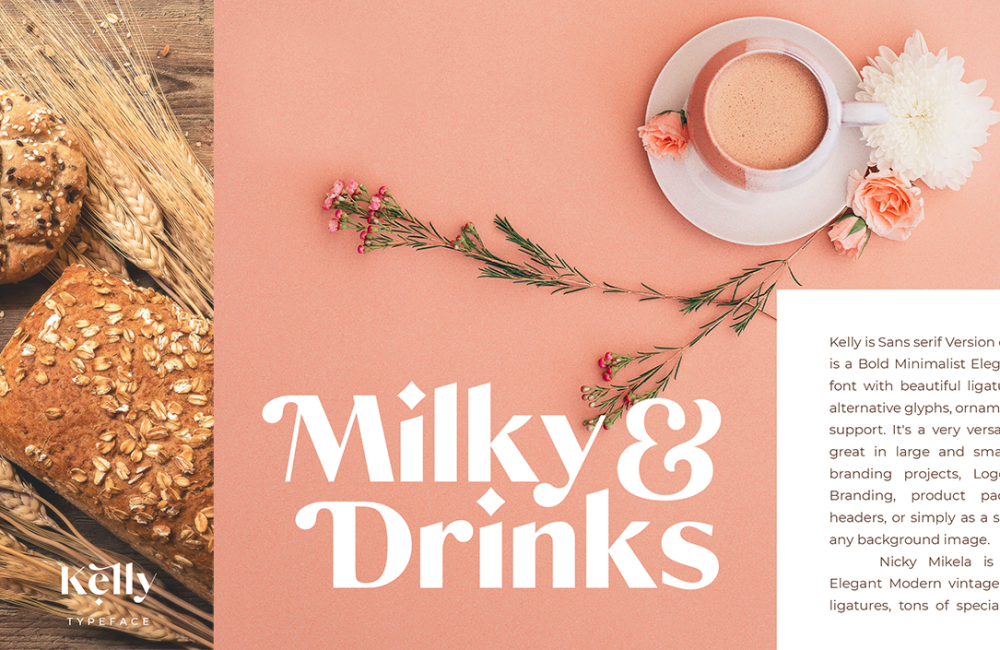 Kelly Typeface - Kaligra Studio