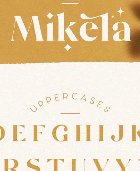 Mikela Typeface - Kaligra Studio